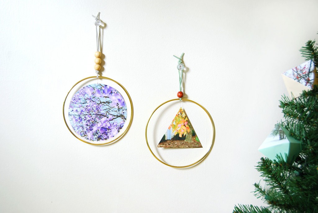 DIY:Brass Ring OrnamentWith Shape Prints - Parabo Press