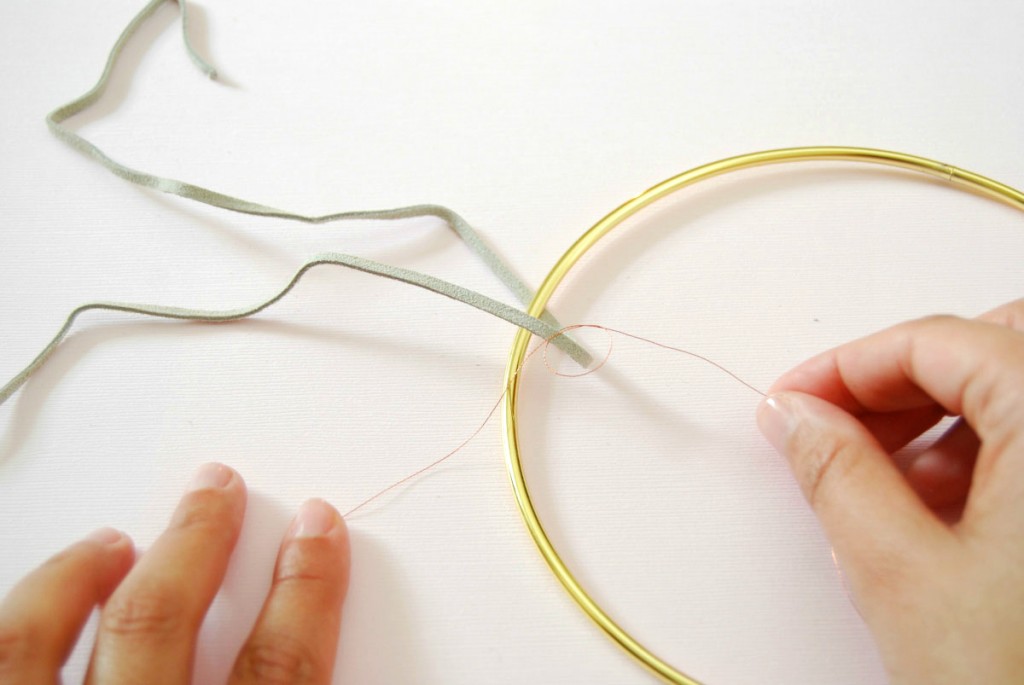 DIY:Brass Ring OrnamentWith Shape Prints - Parabo Press